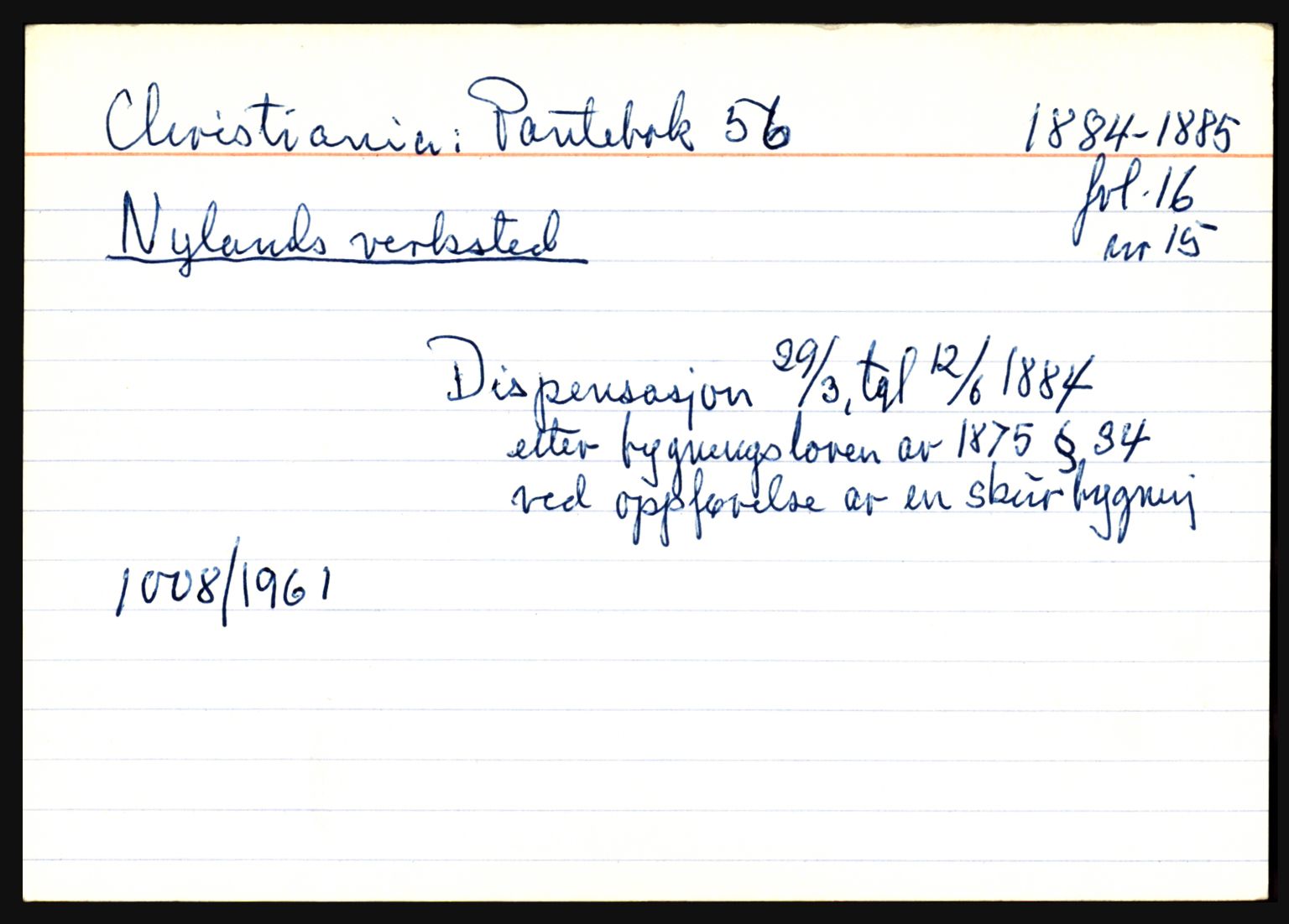 Skanna materiale: Statsarkivet i Oslo, AV/SAO-A-10621/Z/Zc/L0001 ...