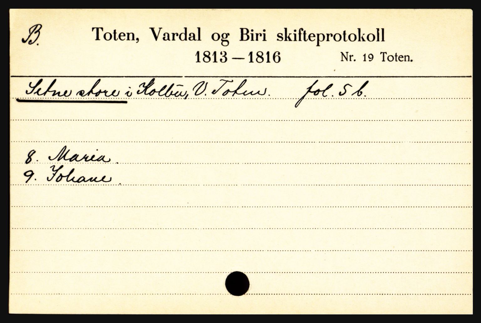 Skiftemateriale: Toten tingrett, AV/SAH-TING-006/J, 1657-1903, s. 17383 ...